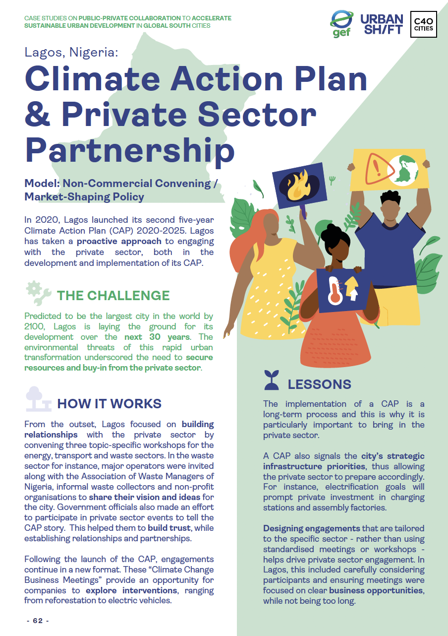 Lagos Nigeria Climate Change Action Plan Private Sector Partnership